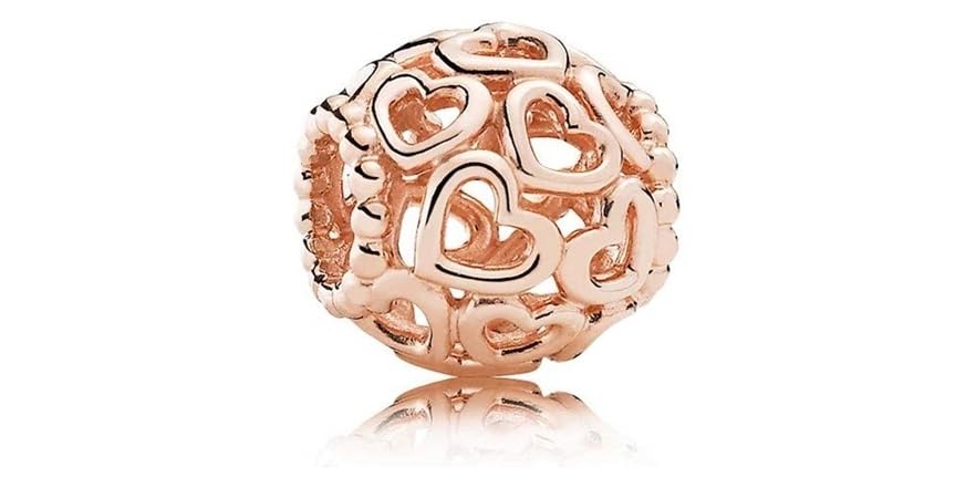 PANDORA Open Your Heart Filigree Charm (Open Box)