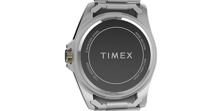 Timex Two-Tone Blue Dial Dress Watch