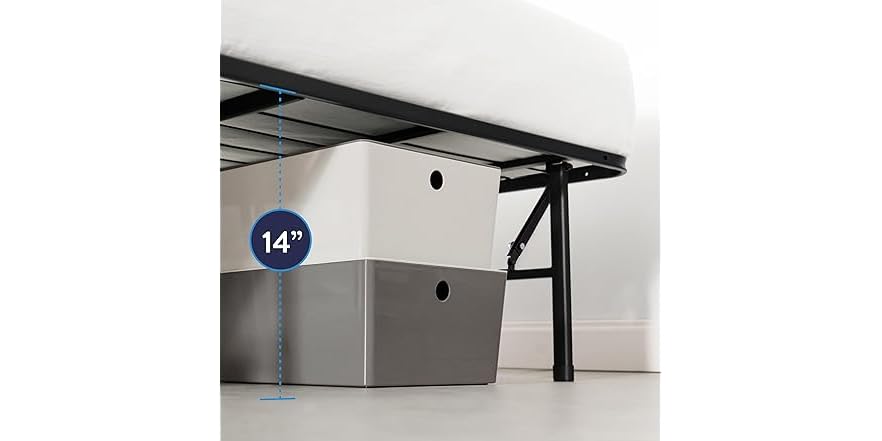 Innovated Box Spring Platform Metal Bed Frame