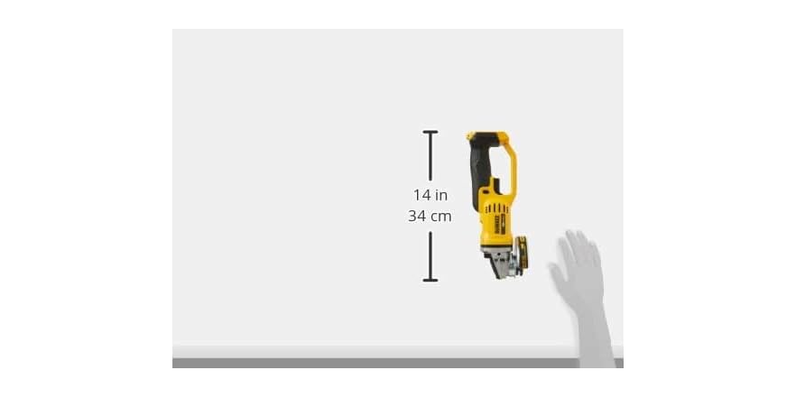 DEWALT DCG412B 20V Cordless Angle Grinder, Tool Only