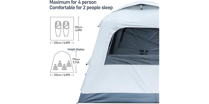 Fseoot Outdoor Automatic Inflatable Tent
