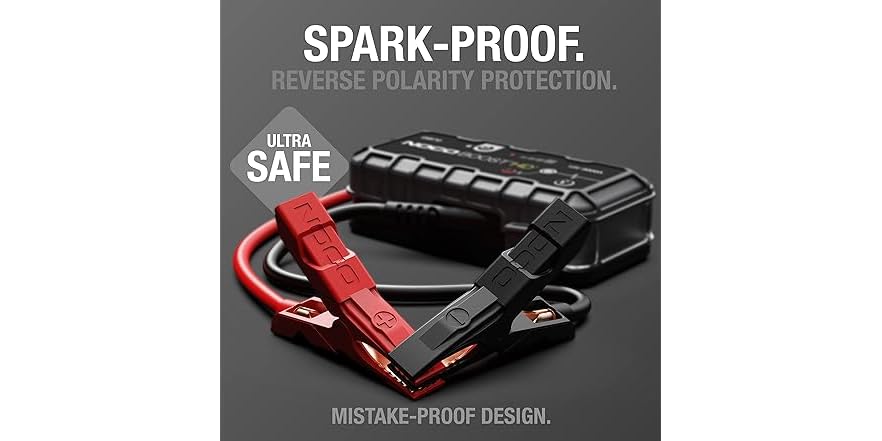 NOCO Boost HD GB70 2000-Amp UltraSafe Car Battery Jump Starter, 12V