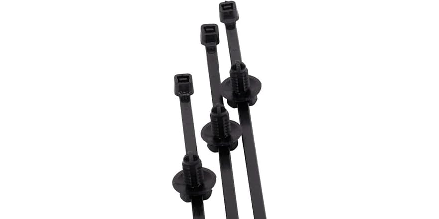 Ultima Cable Ties w/ Fir Tree Mount 100pk