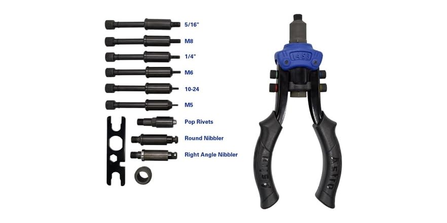 Astro Pneumatic Rivet Nut And Pop Rivet Setter Kit