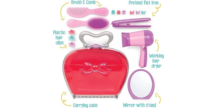 Battat Play Circle Hair Dryer Toy