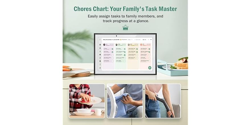 WiFi Digital Calendar Smart Family Planner (Open Box)