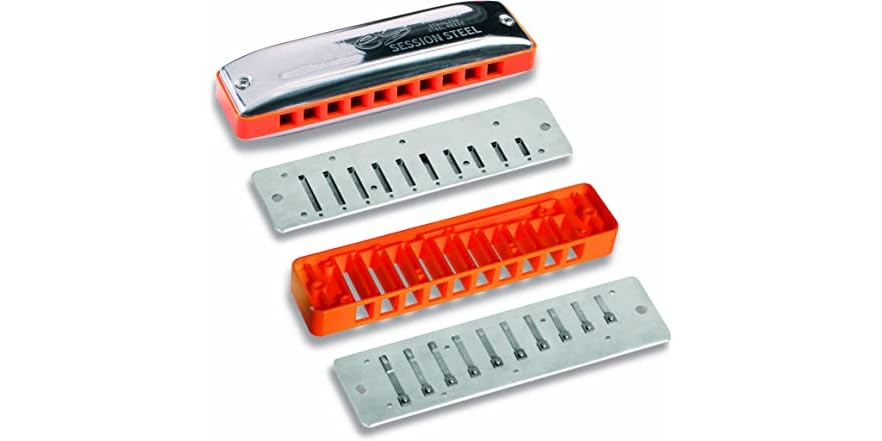 Seydel Blues Session Steel Harmonica - Key of Low Eb