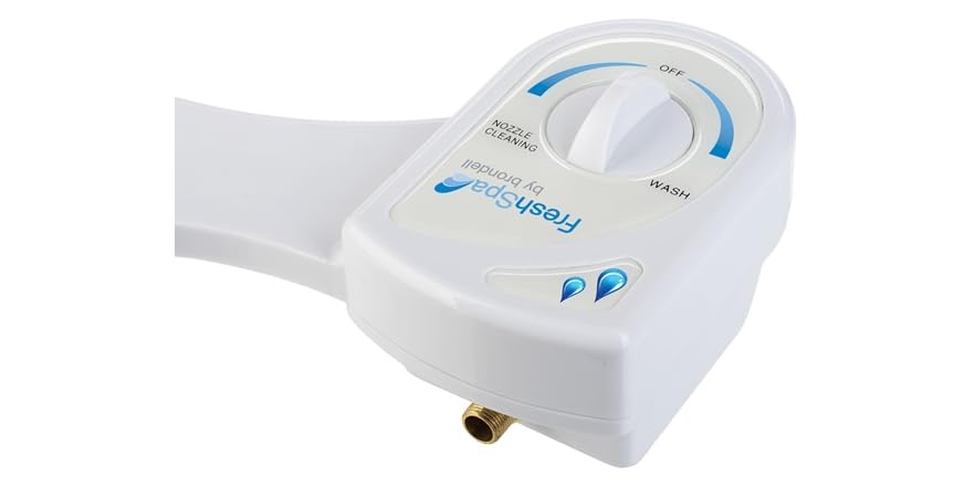 FreshSpa Easy Bidet Toilet Attachment, White