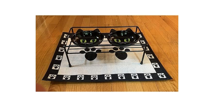 PetRageous Gizmo's Set The Table Steel Frame Dog Feeder