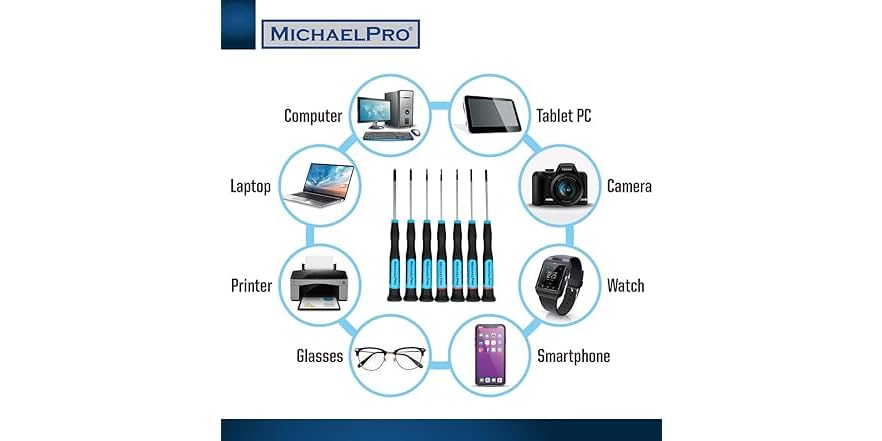 MichaelPro MP002007 7Pc Precision Screwdrivers Set