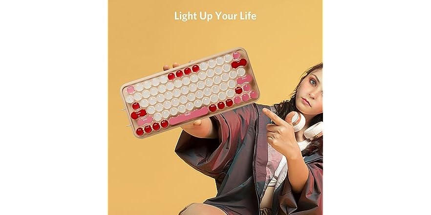 TEWELL Wireless and Wired Mechanical Keyboard (Open Box)