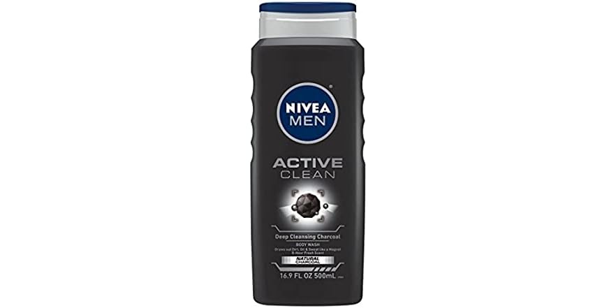 Nivea For Men Active Clean Body Wash - 16.9 oz