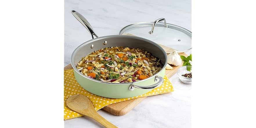Goodful Ceramic Nonstick Deep Saute Pan