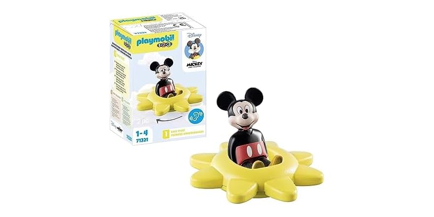 Mickey's Spinning Sun w/ Rattle Feature