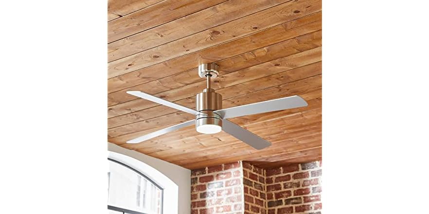 Rivet Modern Cylindrical Base Ceiling Fan