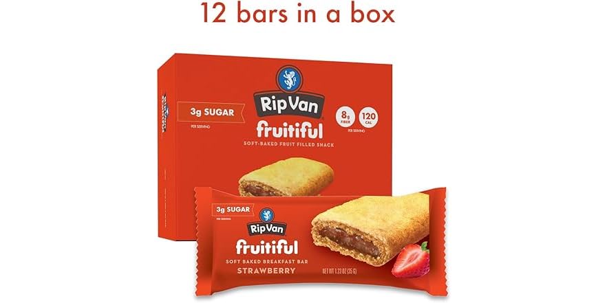 (24ct) Rip Van Fruitiful Bars Strawberry