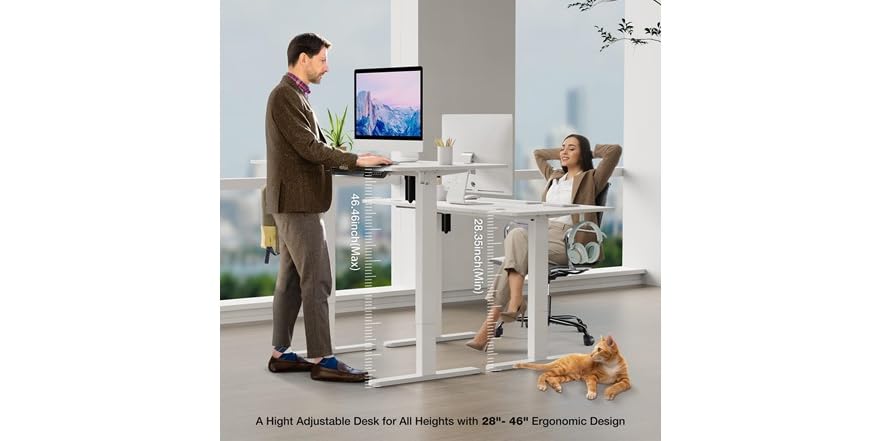 SMUG Electric Standing Desk, 48 x 24 in