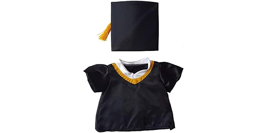 Graduation Cap and Gown Outfit 14" - 18"
