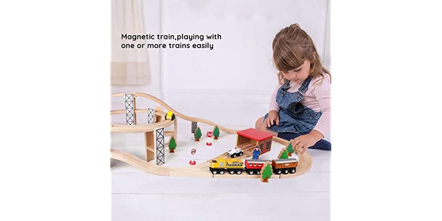 Wooden Train Set