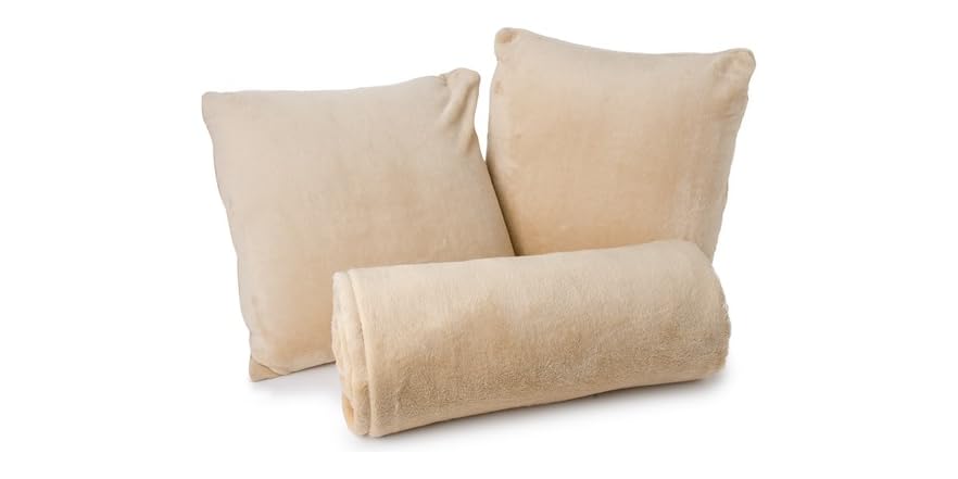 Cozy Throw and 2pc Pillow Set