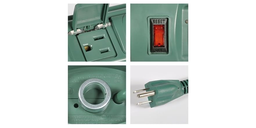 6-Outlet Outdoor Weatherproof Power Strip