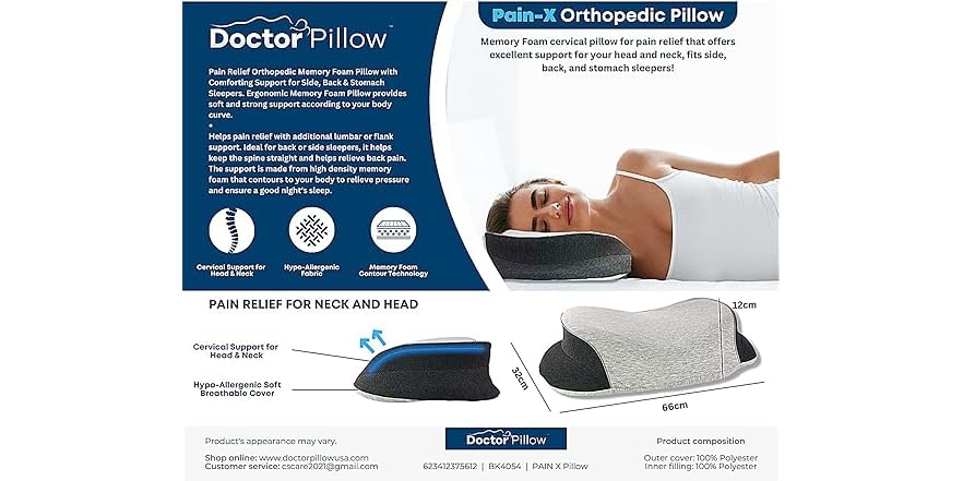 Doctor Pillow PainX Orthopedic Pillow
