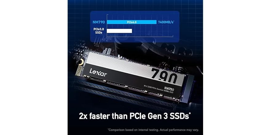 Lexar 1TB NM790 SSD PCIe Gen4