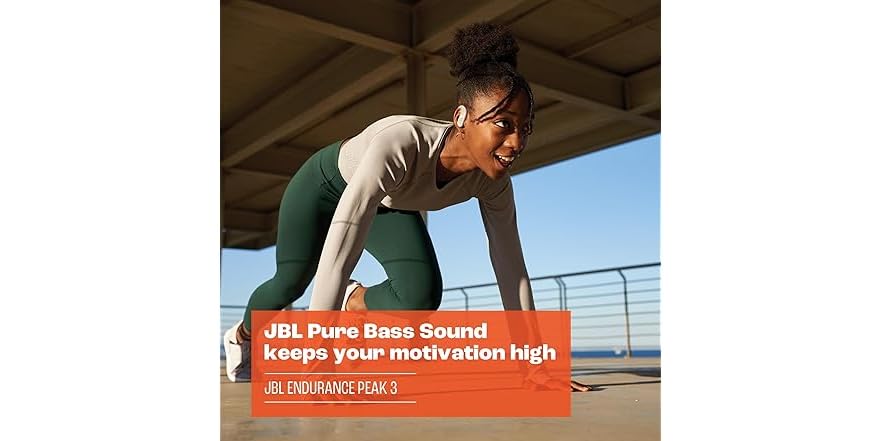 (NEW) JBL Endurance Peak 3 True Wireless Sports Headphones