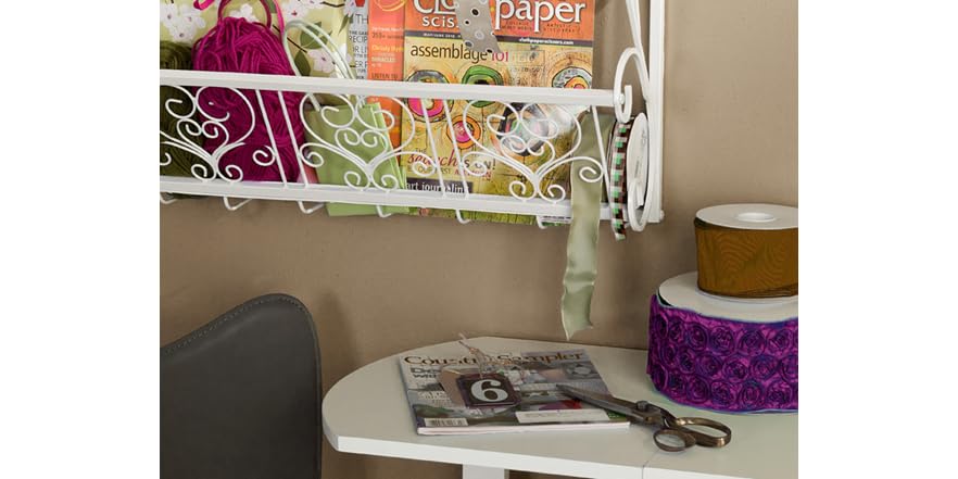 Wall Mount Craft Storage Rack