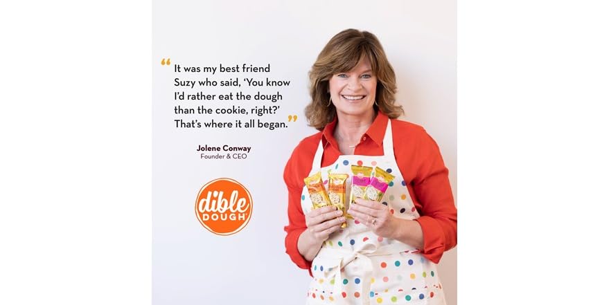 10Pk Dible Dough Shelf Stable Edible Cookie Dough