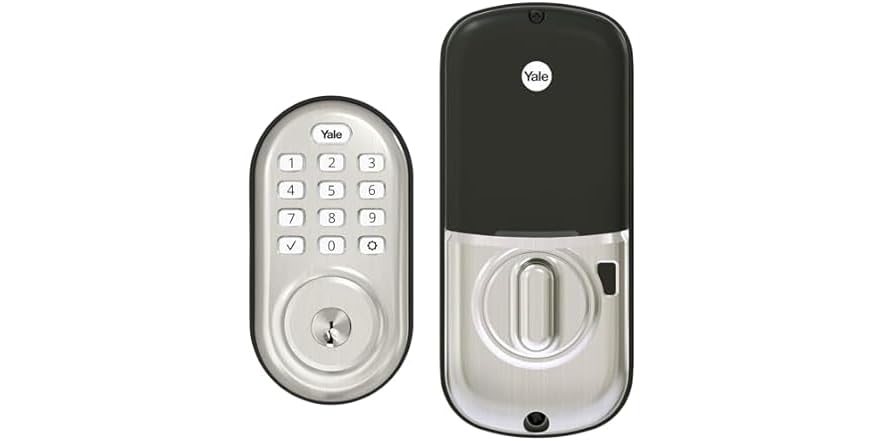 Yale Assure Lock with Z-Wave, Satin Nickel Smart Keypad Dead (Open Box)