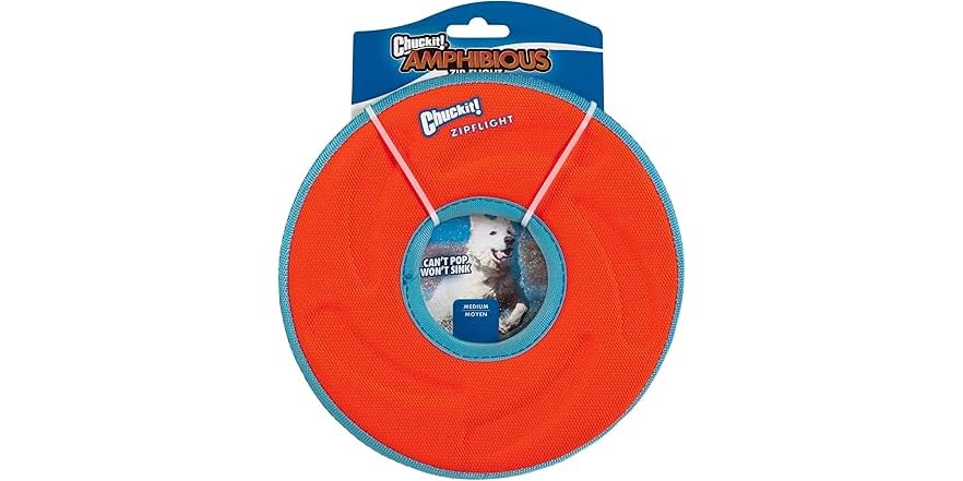 Chuckit! Amphibious ZipFlight Floating Flying Disc