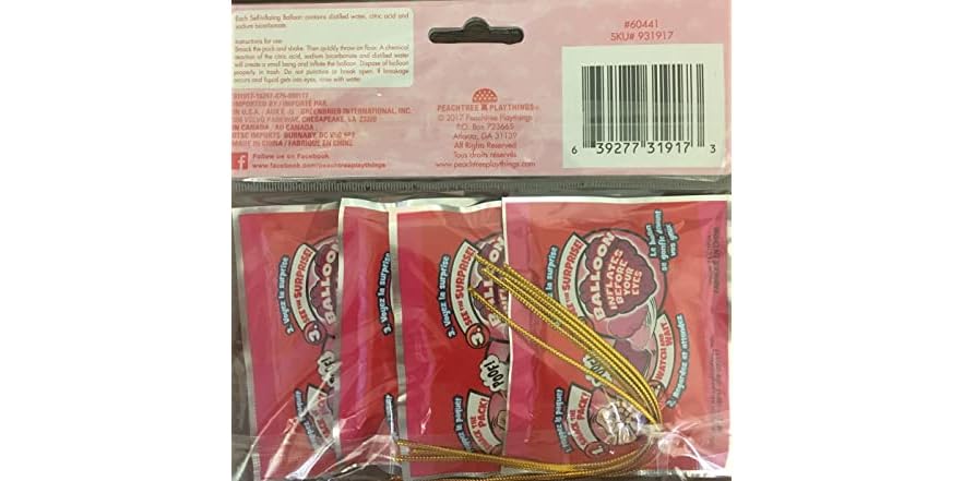 Wack-A-Pack Valentine's Day Balloons 4 Pack