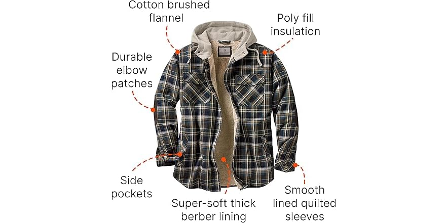 Camp Night Berber Lined Hooded Jacket