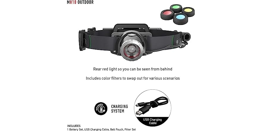 Ledlenser MH10 Rechargeable Headlamp LED