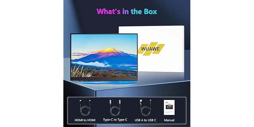 WUAWE 14 inch Portable Monitor