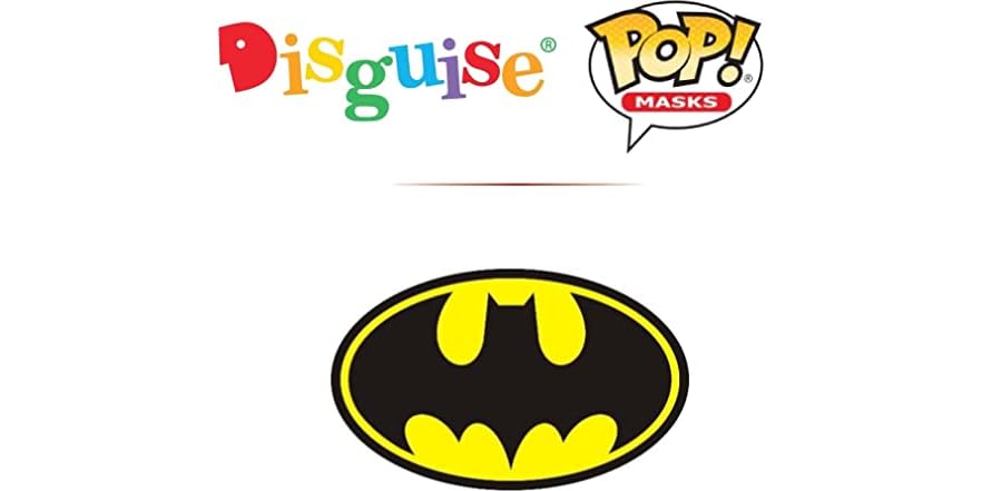 Disguise all ages Batman Pop! Suger Skull Mask, Batman Accessory, Dark ...