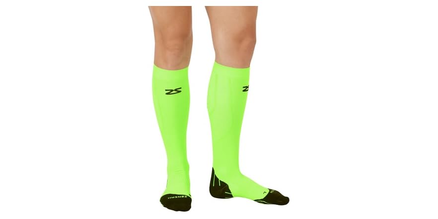 Zensah Men's Tech+ Compression Socks, 2 Colors