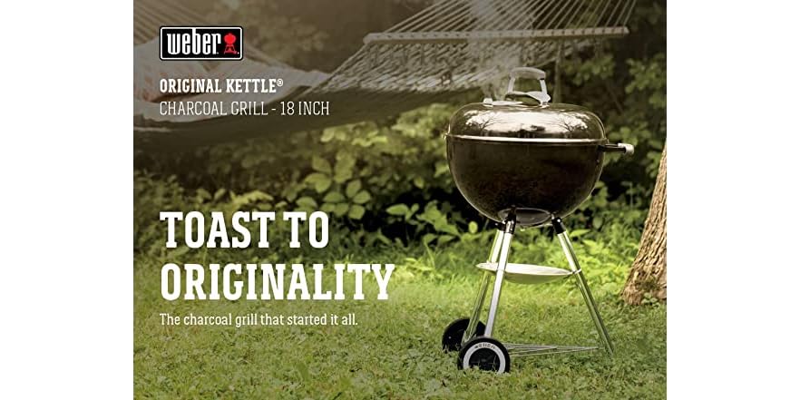 Weber 18" Original Kettle Charcoal Grill
