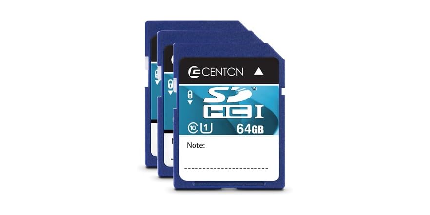 Centon Class 10 SD Cards - 3 Pack