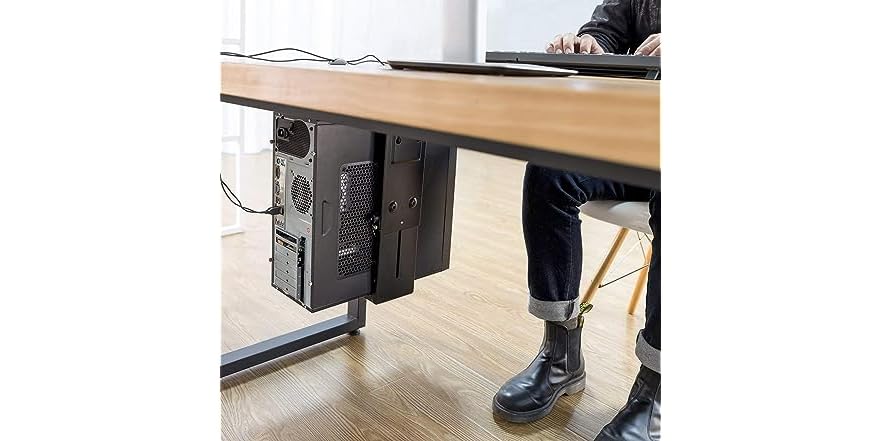 HUANUO CPU Holder Under Desk Mount - Adjusta