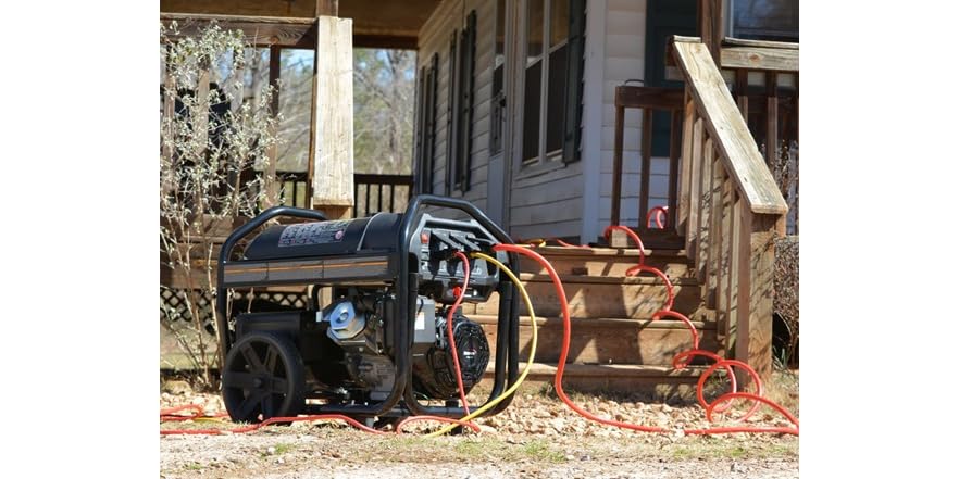 Powermate Portable Generator with Manual Start, 6000-watt