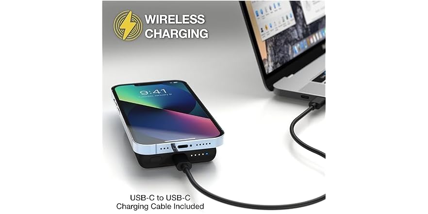 Scosche Wireless Power Bank, 5,000 mAh