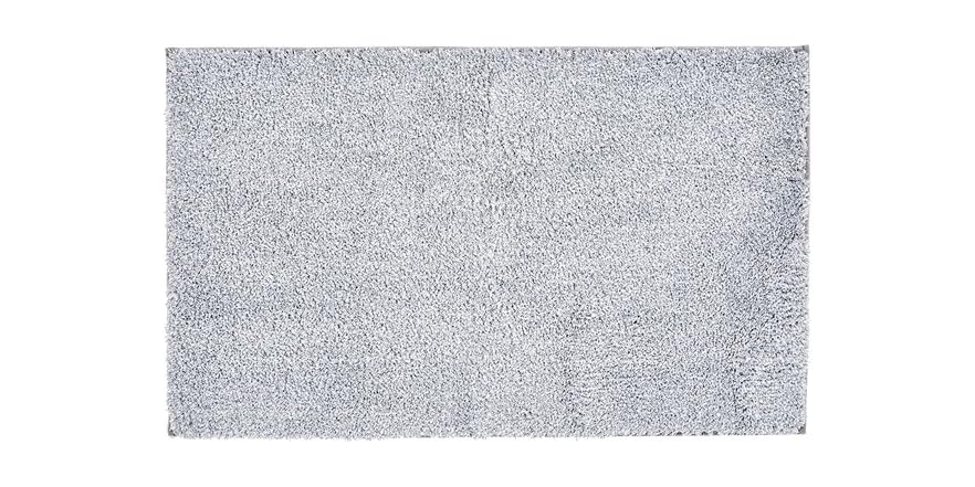 3 Piece Plush Bath Mat Set - Grey