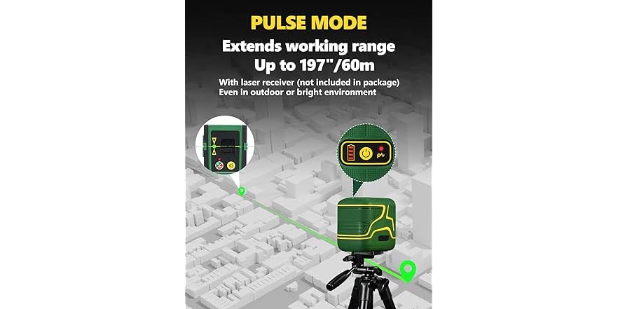 APEXFORGE X1C Cross Line Laser Level