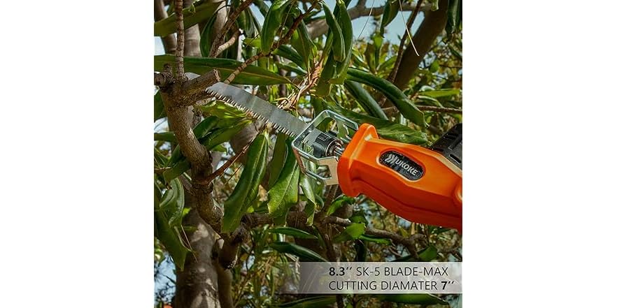 Ukoke UPS-01 Cordless Tree Pruning 8.3" Blade Saw