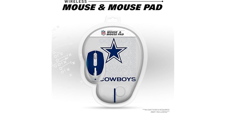 SOAR NFL Wireless Mouse and Mouse Pad