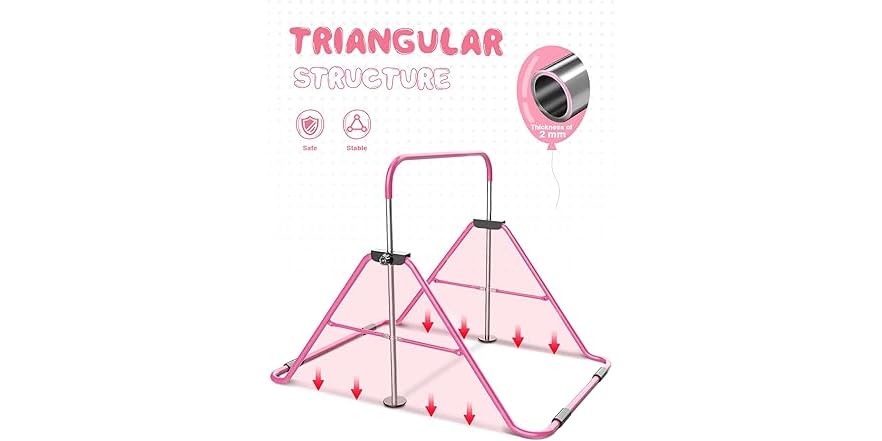 Kids Adjustable Gymnastics Bar (Open Box)