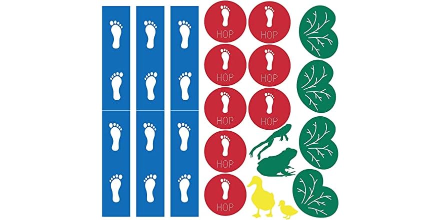 Deluxe School and Classroom Sensory Path Kit with 65 Vinyl Decals