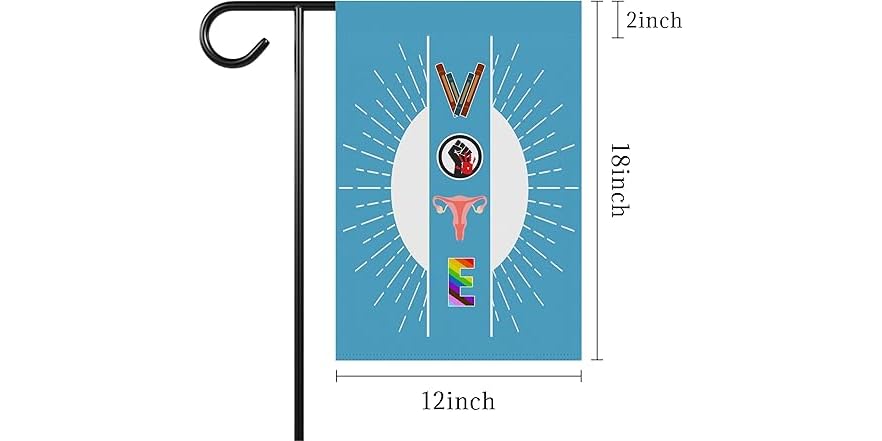 Vote Garden Flag Political Yard Flag